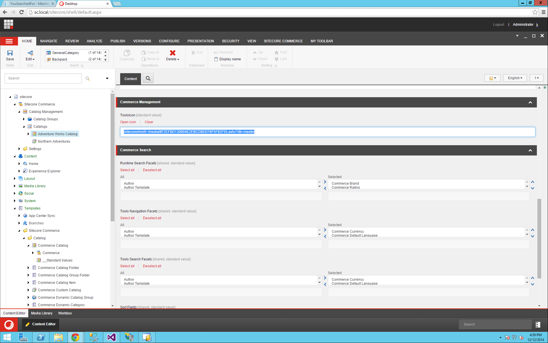 Change the icons in Tile view | Sitecore Documentation