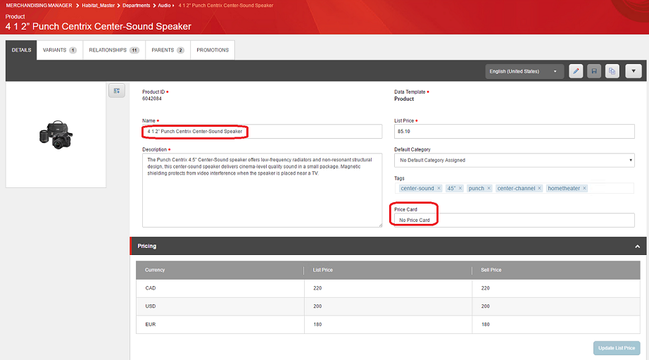 Pricing Management Walkthrough | Sitecore Documentation