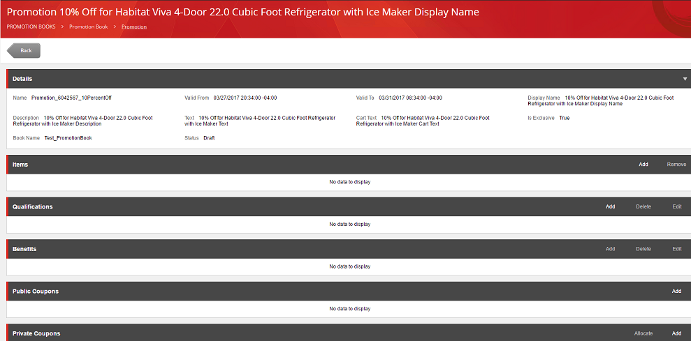 Promotion Management Walkthrough | Sitecore Documentation