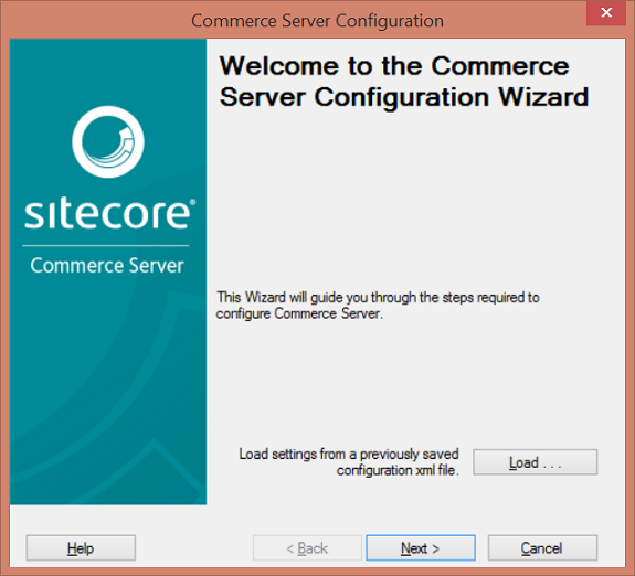 Commerce Server Configuration wizard walk-through | Sitecore Documentation