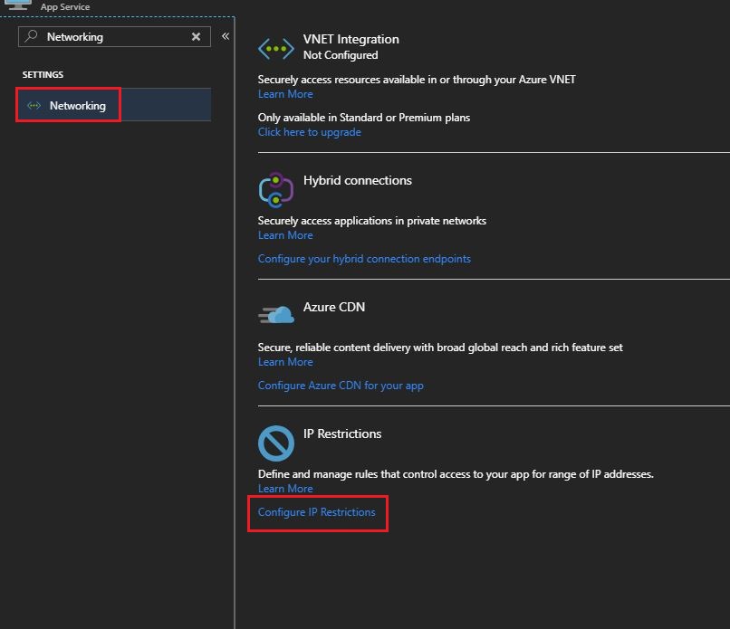 Ip Whitelisting For Azure Sql Server And Web Apps Sitecore Documentation