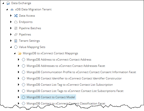 Map data from MongoDB to contact identifier | Sitecore Documentation
