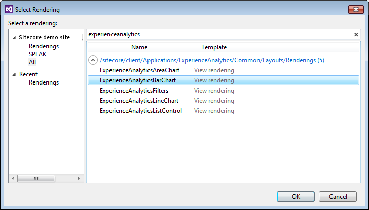 Walkthrough: Adding a bar chart to an Experience Analytics report | Sitecore Documentation