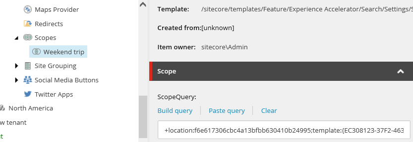 SXA 検索ファセット、スコープ、トークン | Sitecore Documentation
