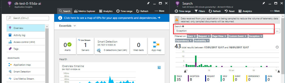 Application Insights での Sitecore のログの分析 | Sitecore Documentation