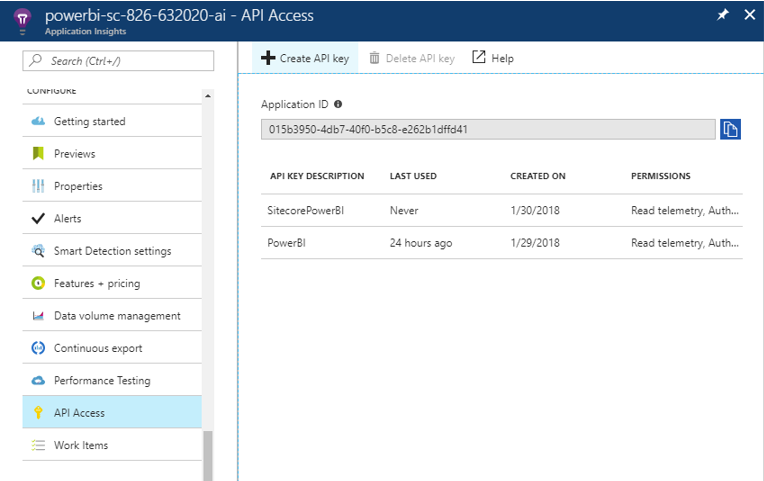 Sitecore の Power BI 正常性レポートの設定 | Sitecore Documentation