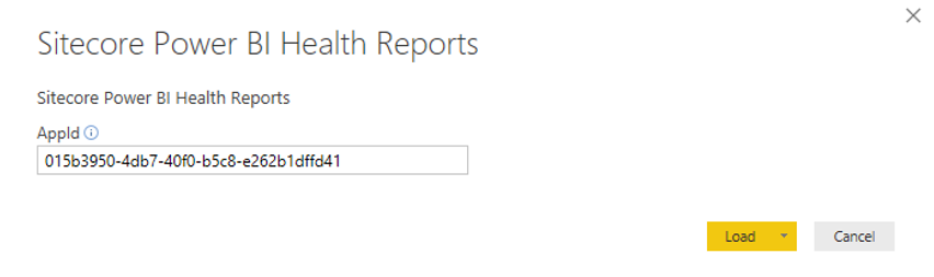 Sitecore の Power BI 正常性レポートの設定 | Sitecore Documentation
