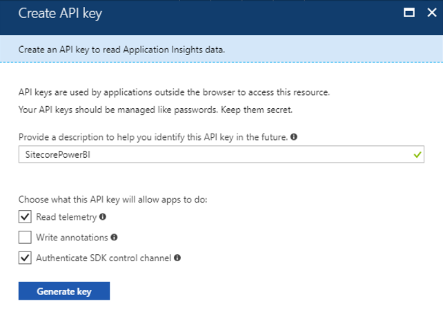 Sitecore の Power BI 正常性レポートの設定 | Sitecore Documentation
