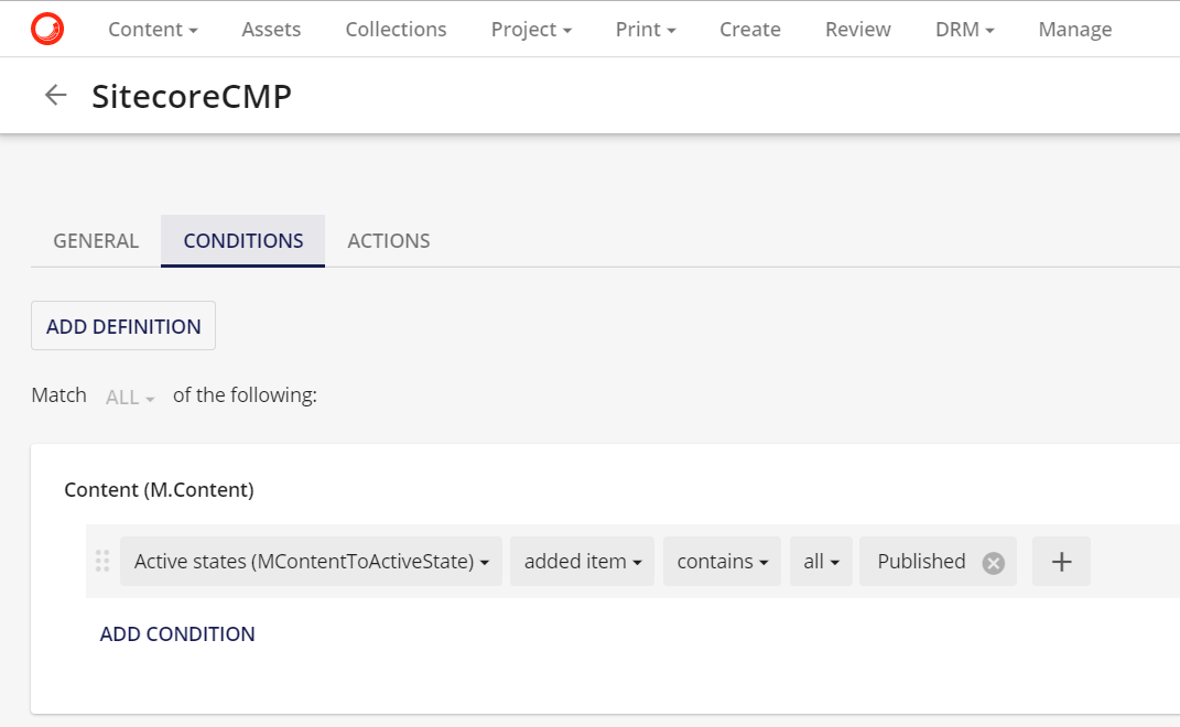 トリガーの作成 | Sitecore Documentation