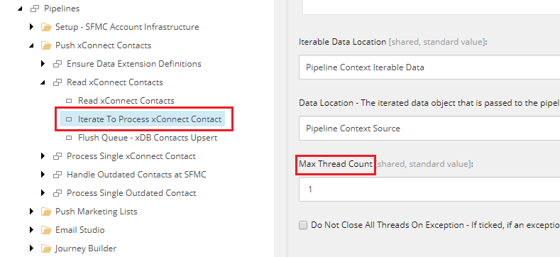 Tune the performance of the pipeline batches | Sitecore Documentation
