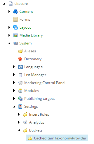 Change the taxonomy provider for CMP | Sitecore Documentation