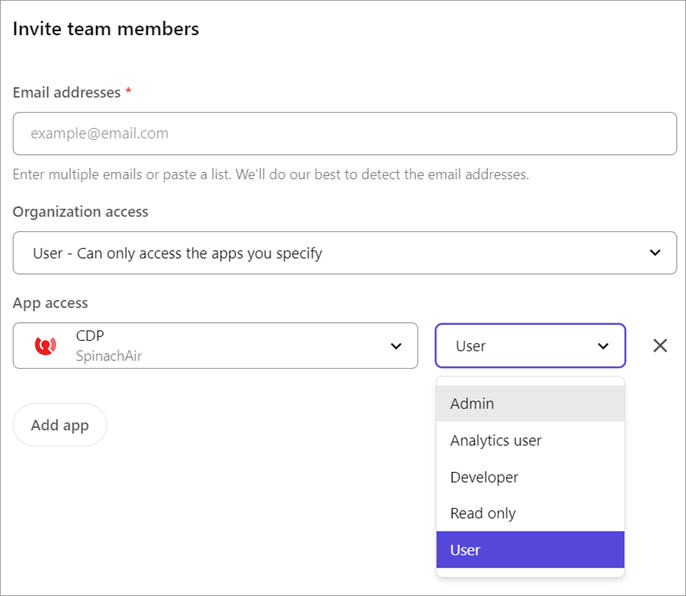 Managing roles in Sitecore Cloud Portal | Sitecore Documentation