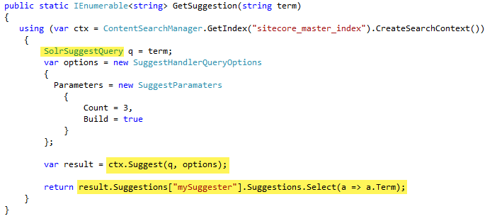 Using Solr auto-suggest | Sitecore Documentation