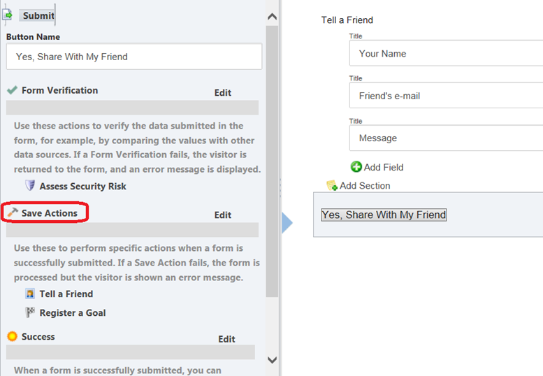 Walkthrough: Configuring the Submit button | Sitecore Documentation