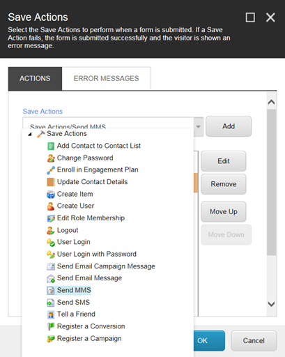 Walkthrough: Configuring the Submit button | Sitecore Documentation