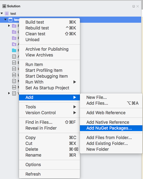 Building an iOS application using the Universal Tracker SDK in Visual Studio for Mac (Xamarin ...
