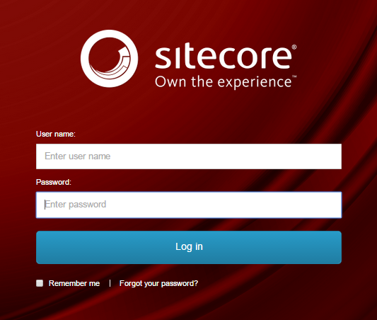Log in to the Sitecore Experience Platform | Sitecore Documentation