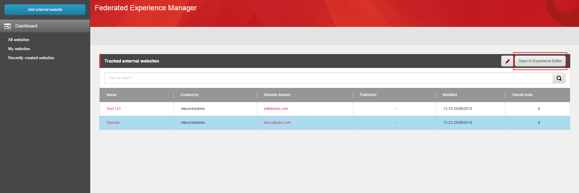 Add an MVC form to an external website with FXM | Sitecore Documentation