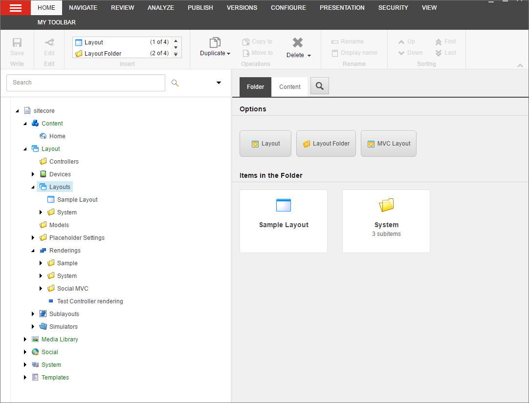 MVC and renderings | Sitecore Documentation