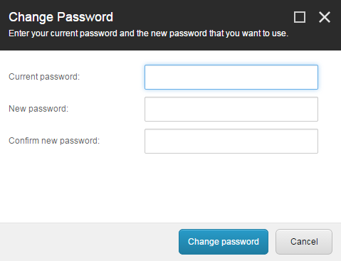 Change your Sitecore password | Sitecore Documentation