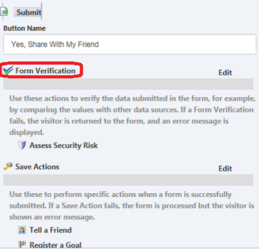 Walkthrough: Configuring the Submit button | Sitecore Documentation