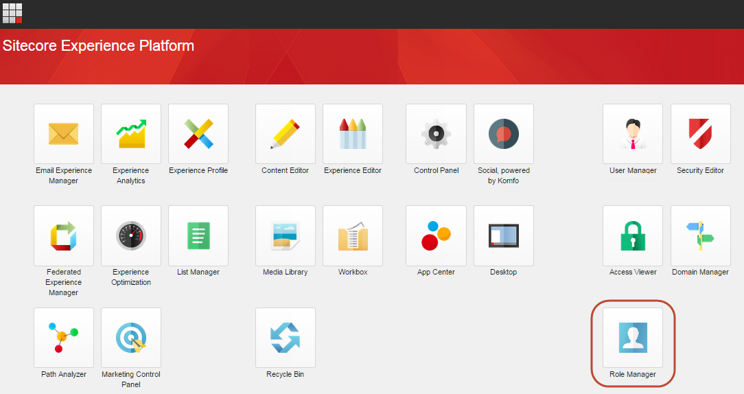 Create and set up a role | Sitecore Documentation